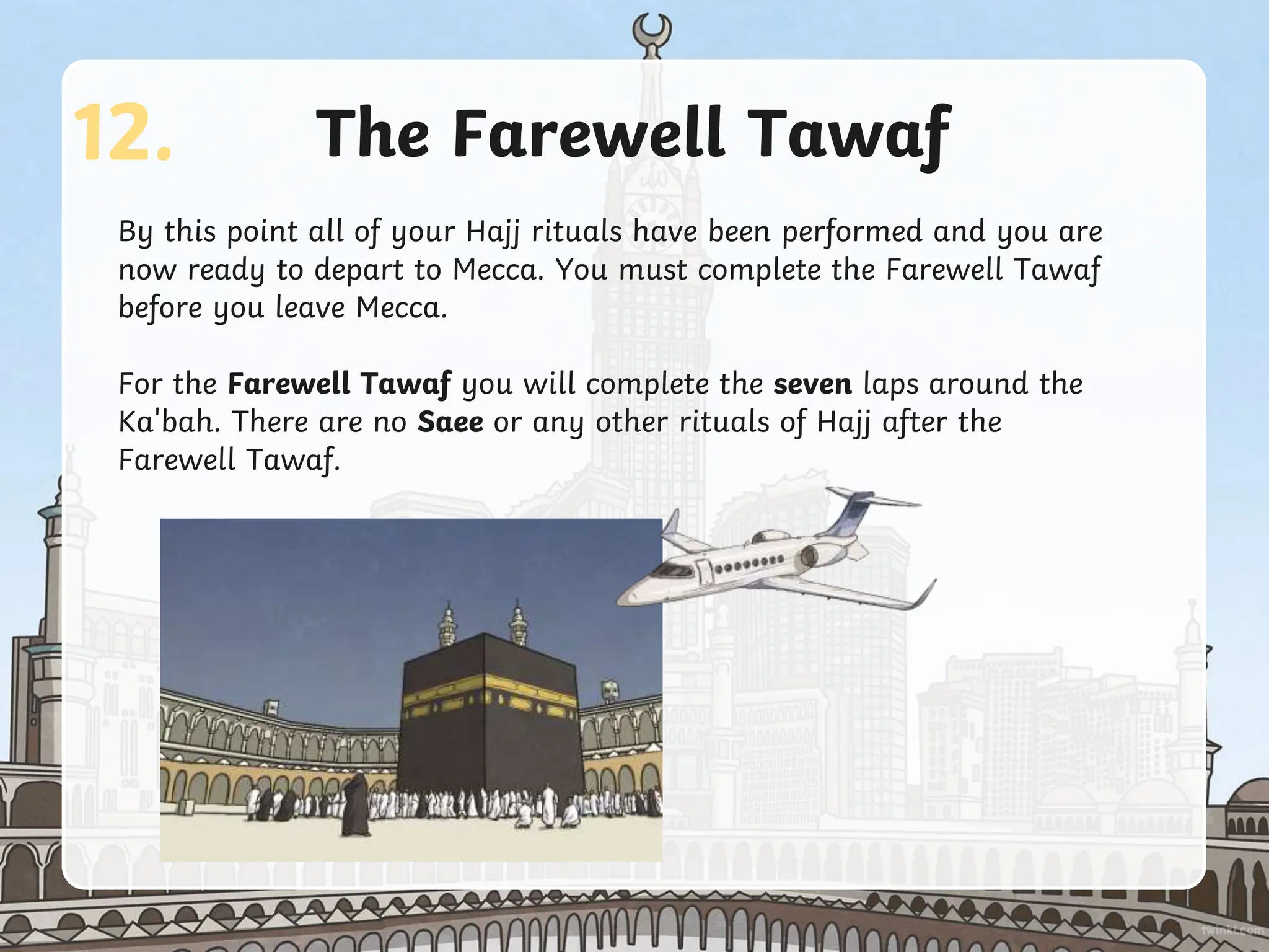Steps and Methods / rituals of muslim hajj | PPTX