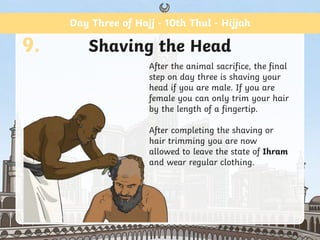 Steps and Methods / rituals of muslim hajj | PPTX