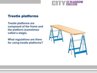 Steps and working platforms | PPT
