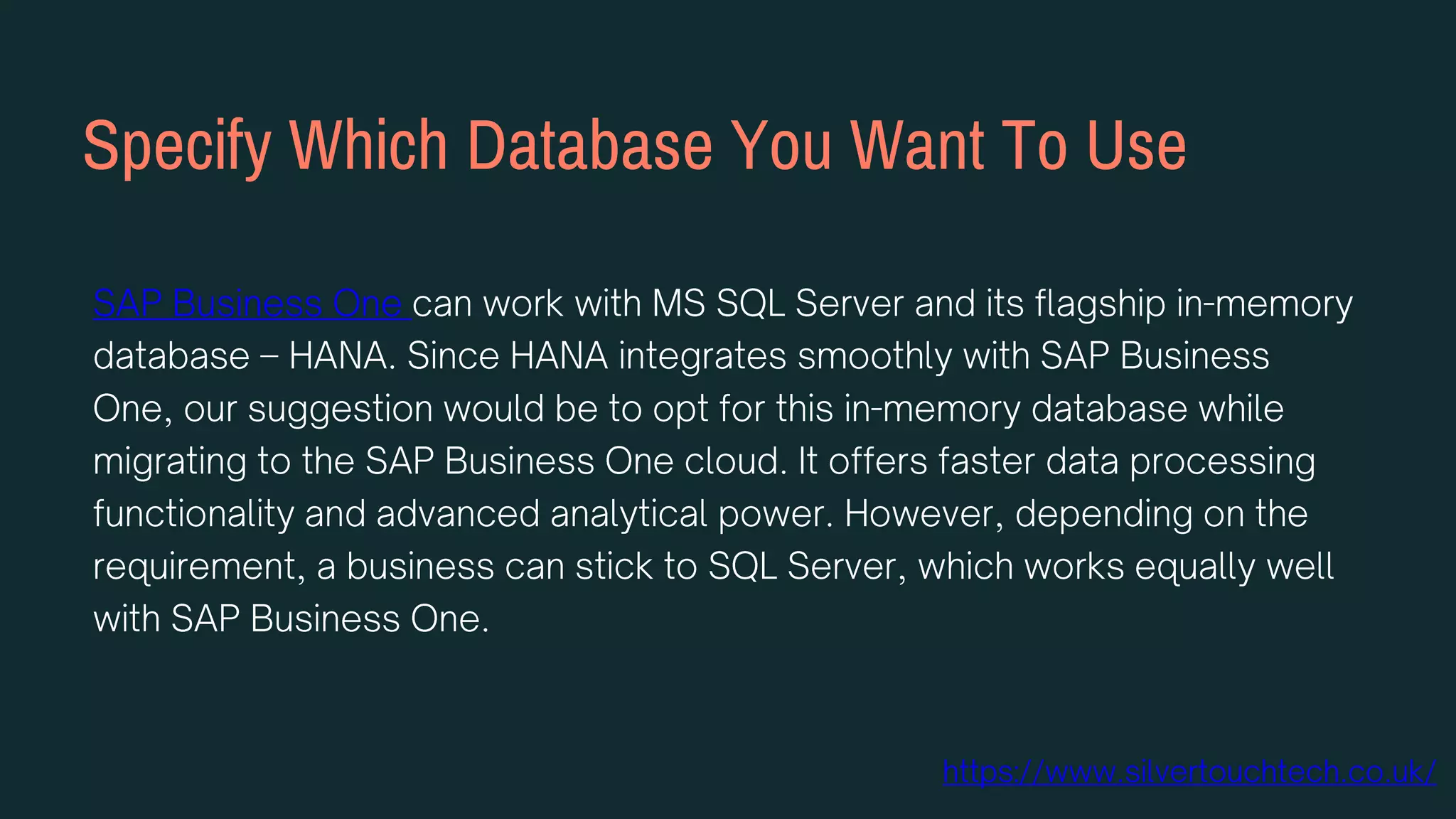 Step to Migrate SAP Business One to Cloud | PPT