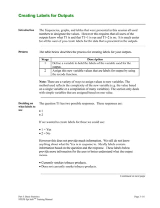 Steps epi info_training_guide | PDF