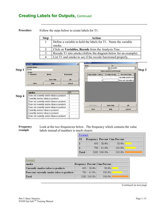Steps epi info_training_guide | PDF