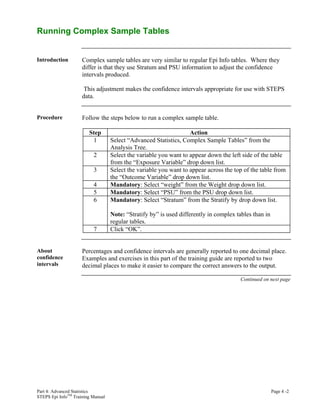 Steps epi info_training_guide | PDF