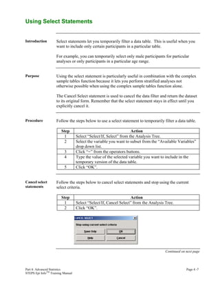 Steps epi info_training_guide | PDF