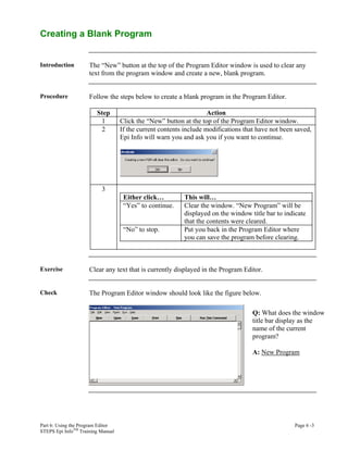 Steps epi info_training_guide | PDF