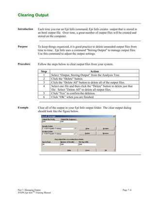 Steps epi info_training_guide | PDF