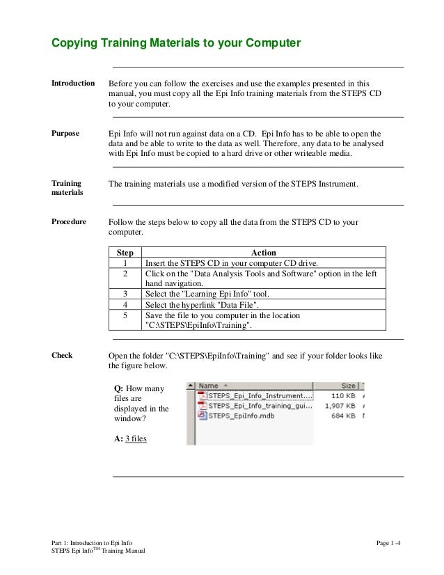 Steps epi info_training_guide