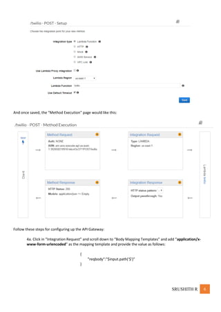 AWS Lambda Hands-on: How to Create Phone Call Notifications in a Serverless Way by Srushith R | PDF