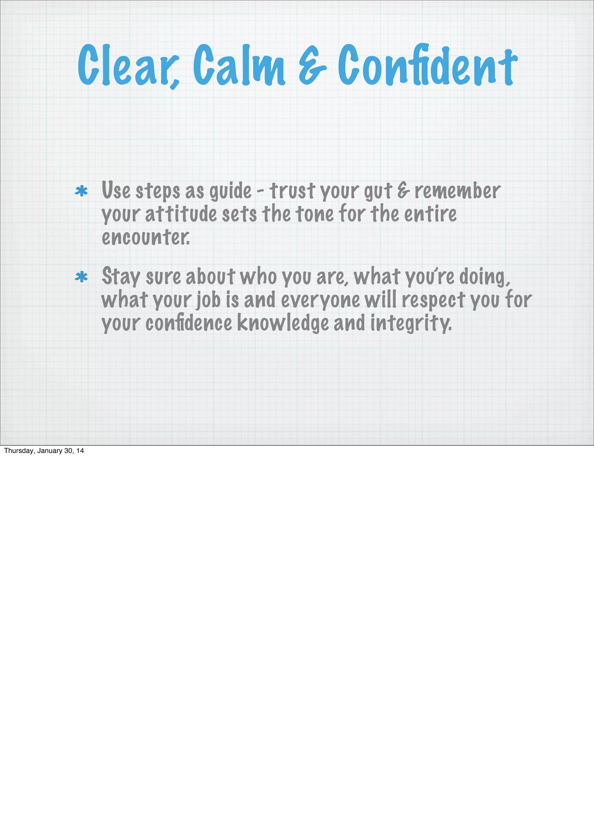 Steps for Confrontation - Resident Assistant Training | PDF