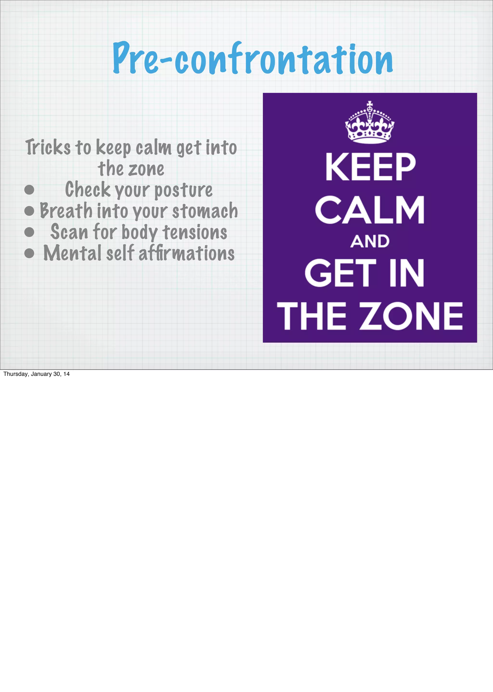 Steps for Confrontation - Resident Assistant Training | PDF