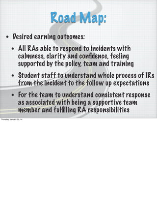 Steps for Confrontation - Resident Assistant Training | PDF