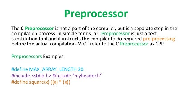 Steps For C Program Execution