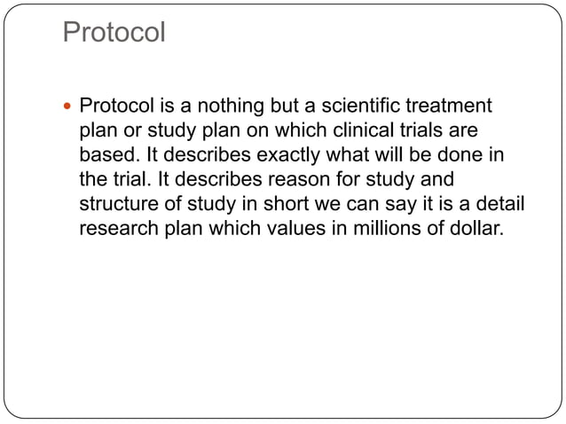 Steps For Designing And Development Of Protocol | PPTX | Medical Health