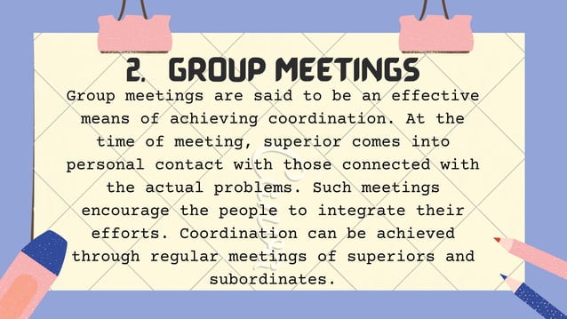 Steps/Techniques for effective coordination | PDF