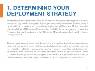 Steps for Implementing Dynamics GP Ecommerce | PDF | Business | Business and Finance