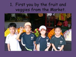 Steps for making juice | PPTX
