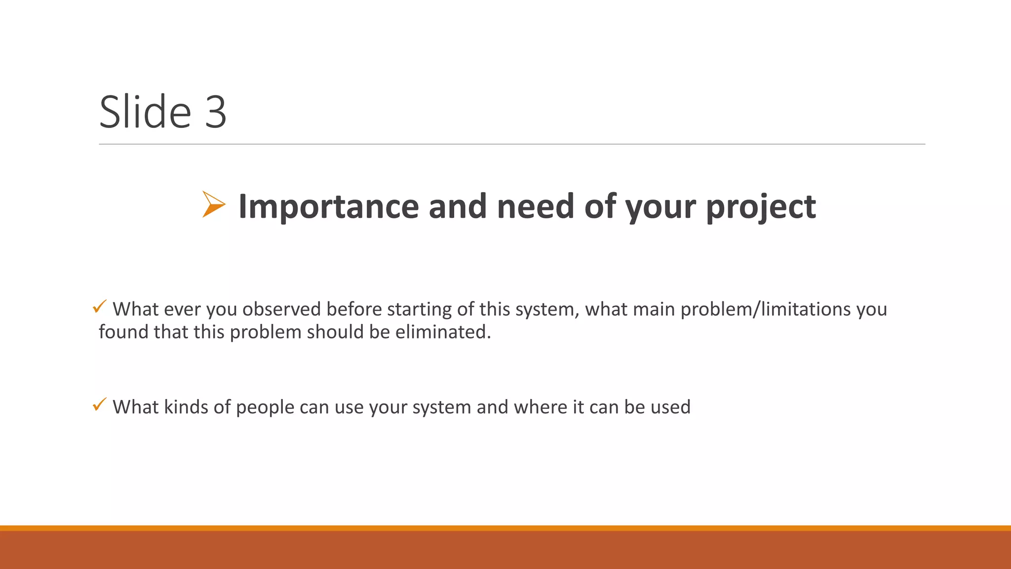 Steps for making presentation of final year project | PPTX