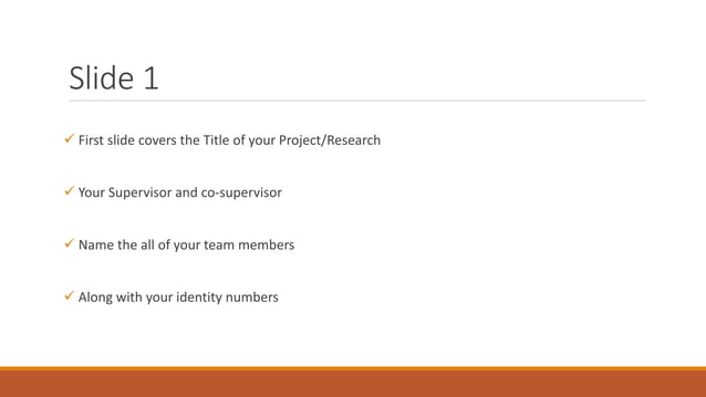 Steps for making presentation of final year project | PPTX | Internet ...