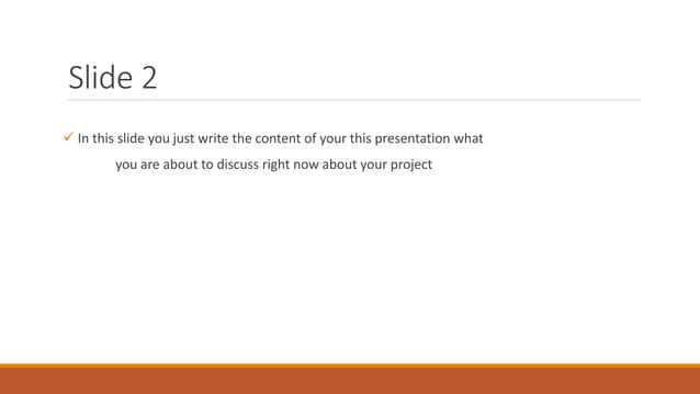 Steps for making presentation of final year project | PPTX | Internet for Beginners | Internet