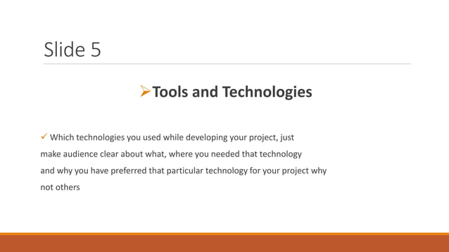 Steps for making presentation of final year project | PPTX | Internet ...