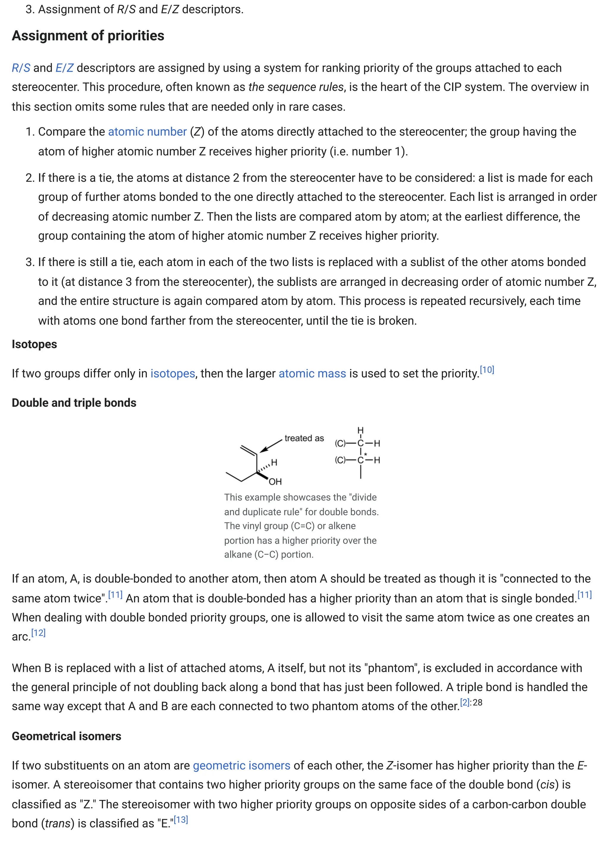 Steps For Naming Chemical Stereoisomers - Wikipedia | PDF