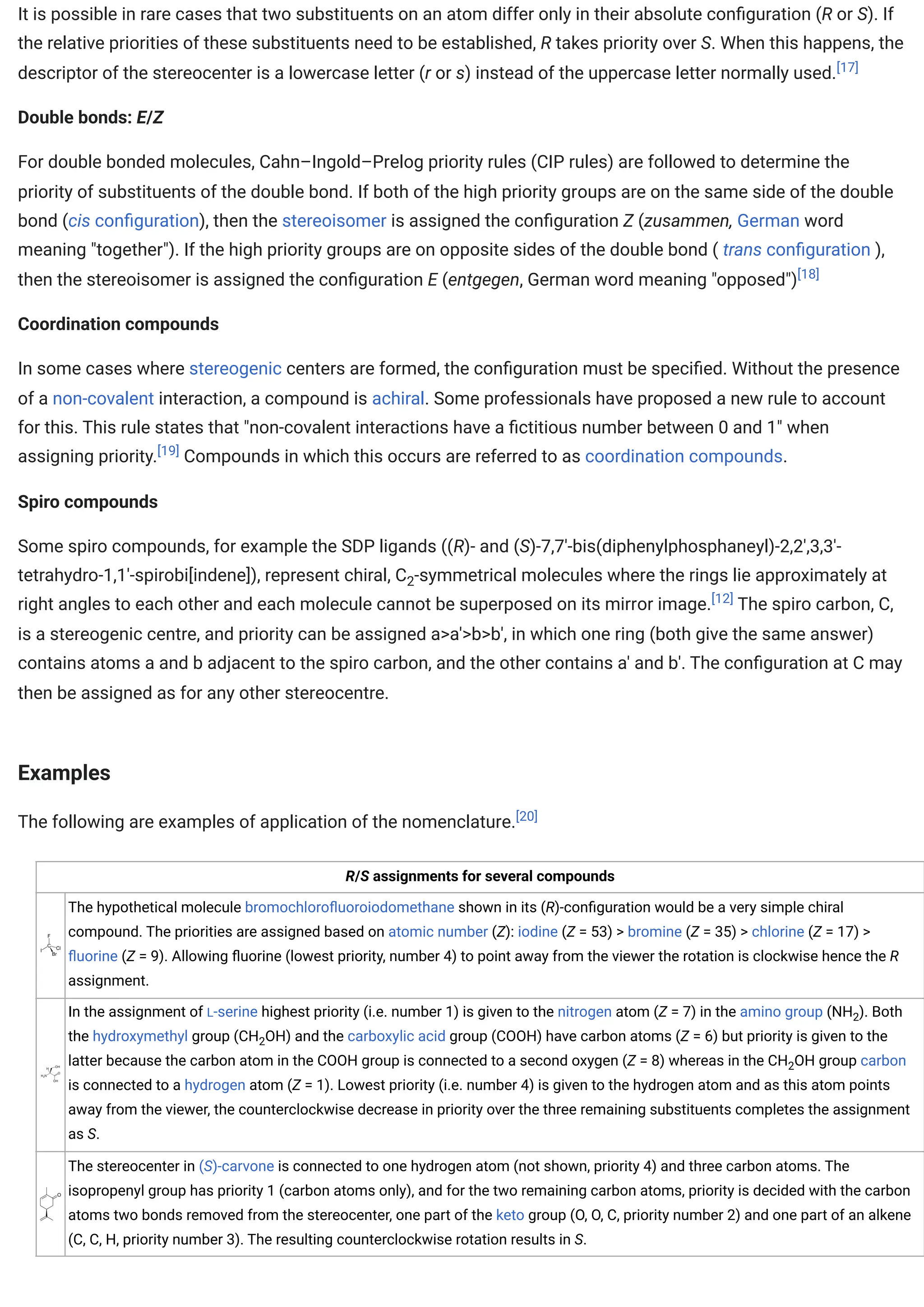 Steps For Naming Chemical Stereoisomers - Wikipedia | PDF