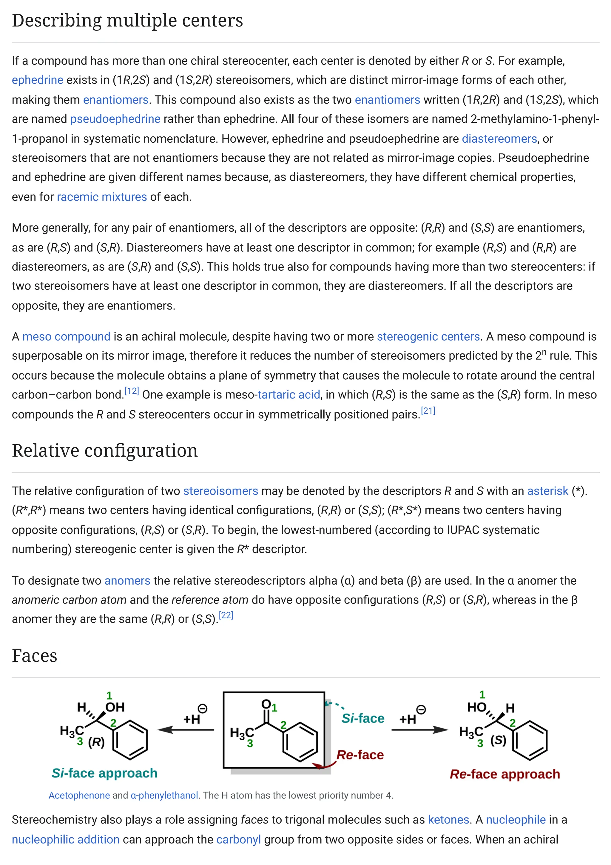Steps For Naming Chemical Stereoisomers - Wikipedia | PDF