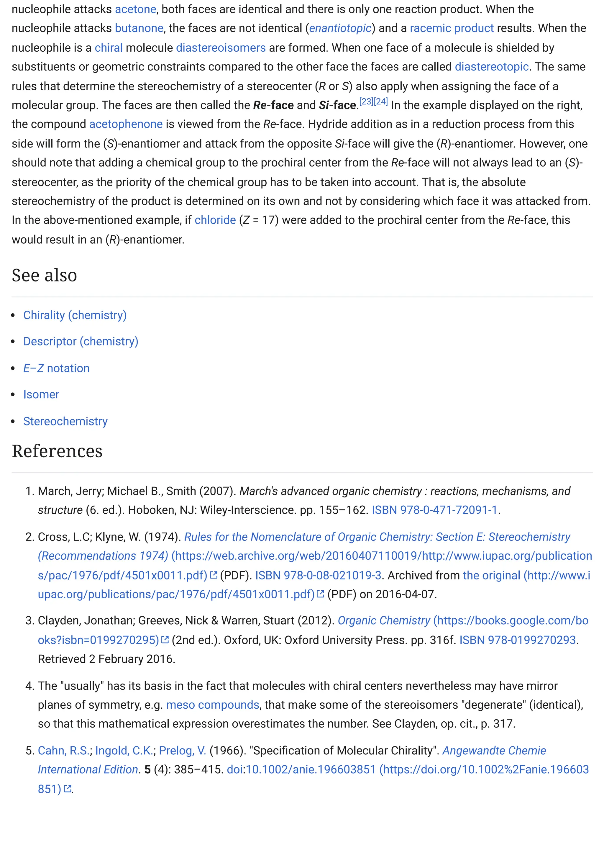 Steps For Naming Chemical Stereoisomers - Wikipedia | PDF
