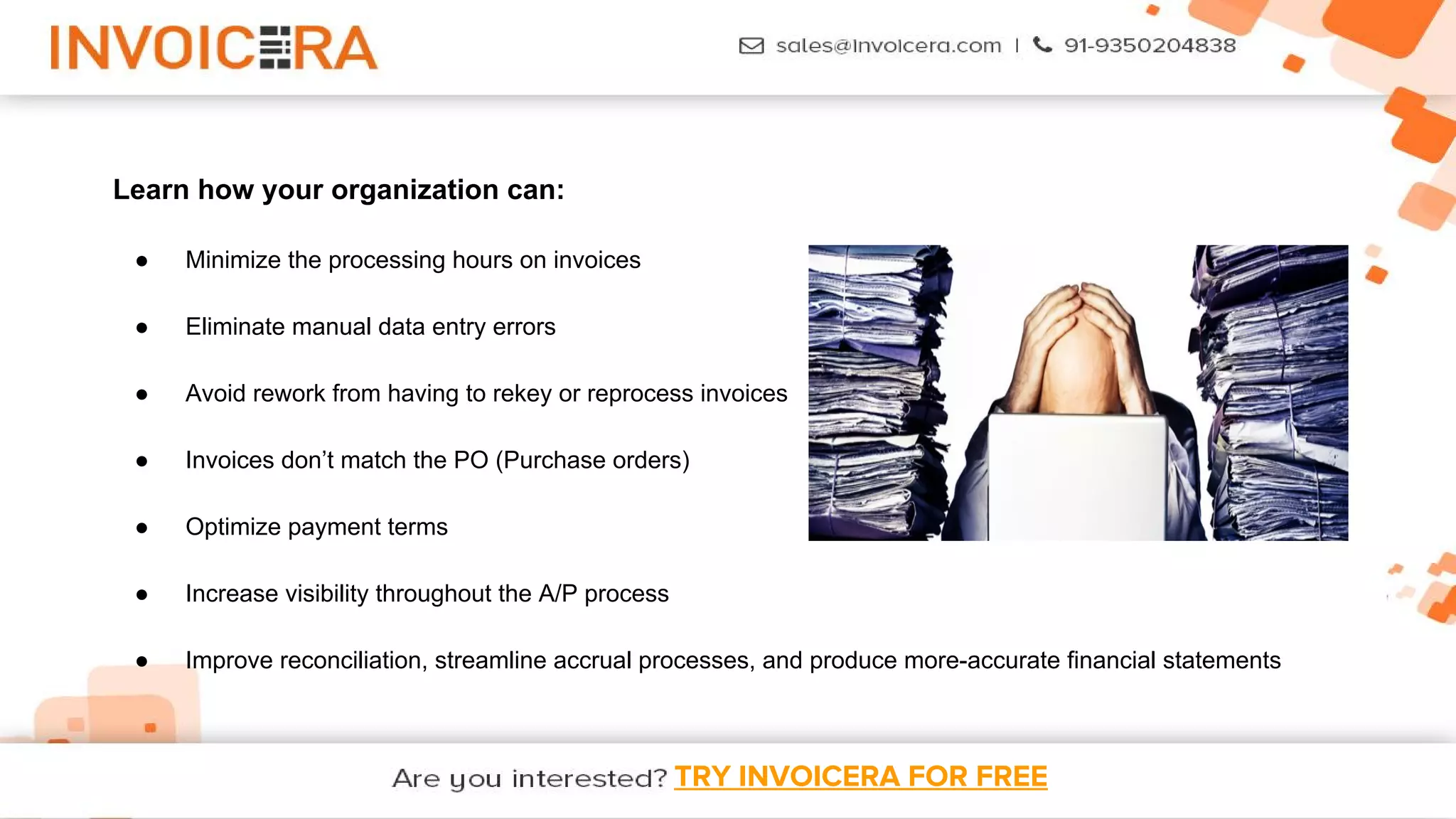 Steps for optimizing invoice processing system | PDF