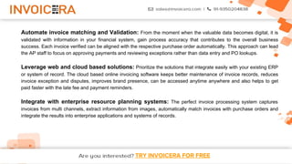 Steps for optimizing invoice processing system | PDF