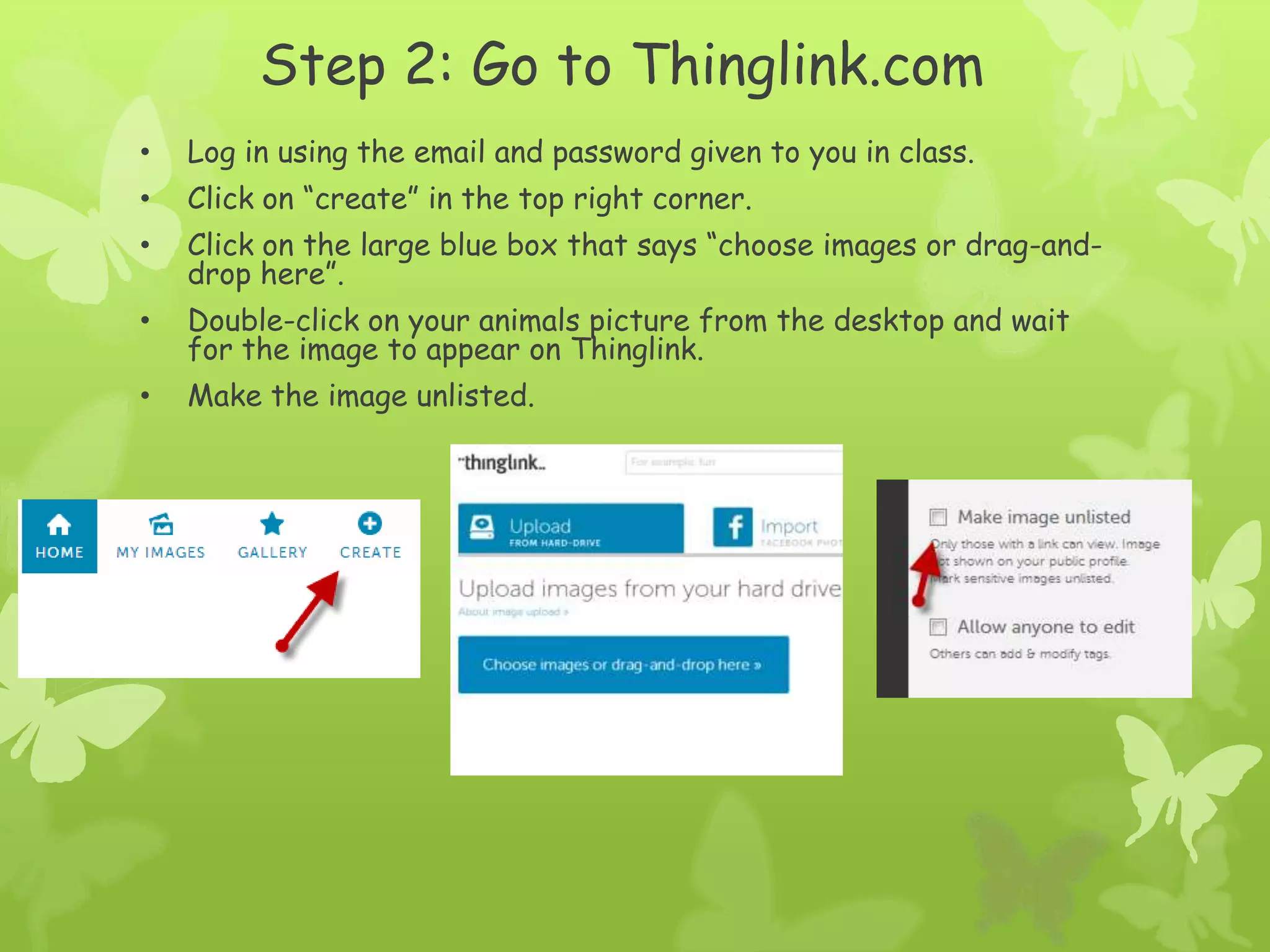 Steps for thinglink | PPT