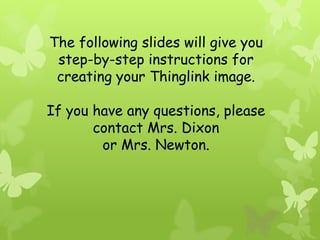 Steps for thinglink | PPT