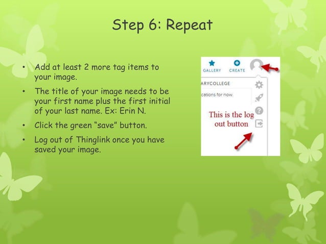 Steps for thinglink | PPT