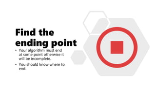 Steps for writing algorithm | PPTX