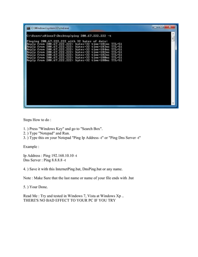 Steps how to do cmd | DOCX