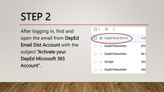 Steps in Activating Your DepEd Microsoft Office Account.pptx