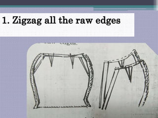 Steps in assembling the skirt | PPT