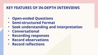 STEPS IN CONDUCTING IN-DEPTH INTERVIEW ppt.pptx