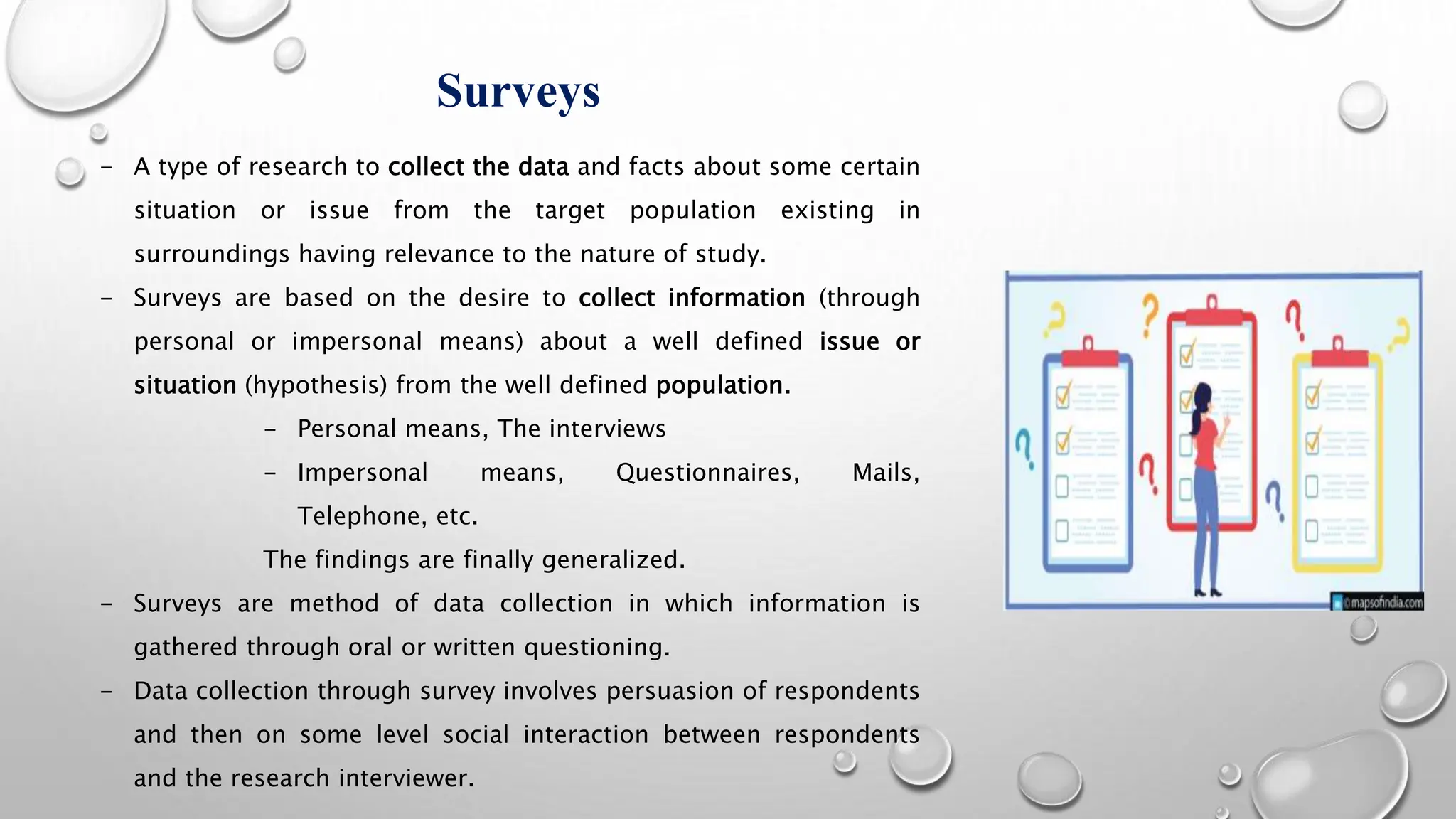 Steps in Conducting survey research - PPT | PPTX