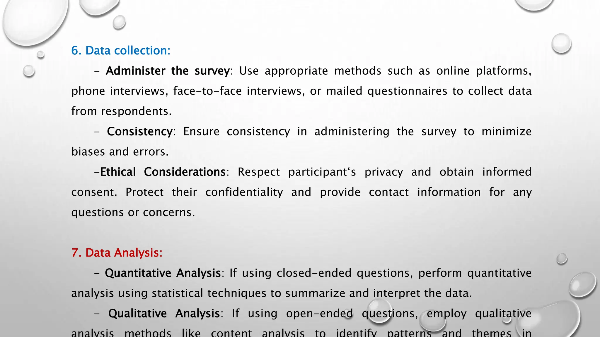Steps in Conducting survey research - PPT | PPTX