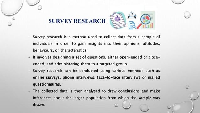Steps in Conducting survey research - PPT | PPTX