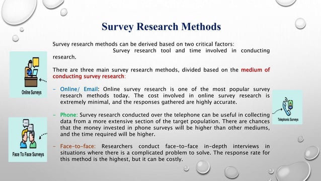 Steps in Conducting survey research - PPT | PPTX