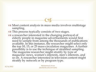 Steps in Content Analysis and How to Conduct Them - Mass Media Research ...