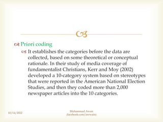 Steps in Content Analysis and How to Conduct Them - Mass Media Research ...