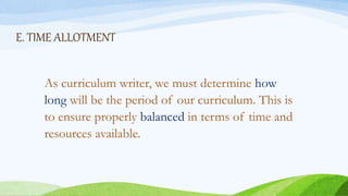 Steps in designing curriculum and curriculum alignment | PPTX