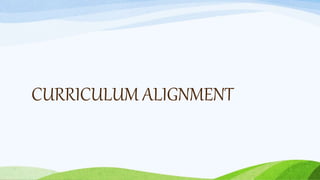 Steps in designing curriculum and curriculum alignment | PPTX