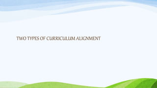 Steps in designing curriculum and curriculum alignment | PPTX