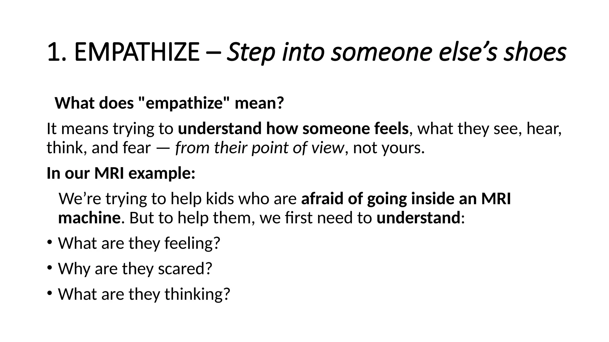 steps in Design thinking ppt phases explained with example | PPT