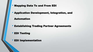 Steps involved in the implementation of EDI in a company | PPTX