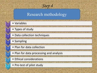 Steps in educational research | PPTX